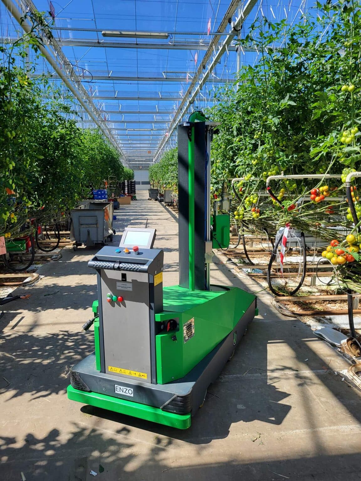 Leafy, robot autonome d'effeuillage de plants de tomates - Aisprid